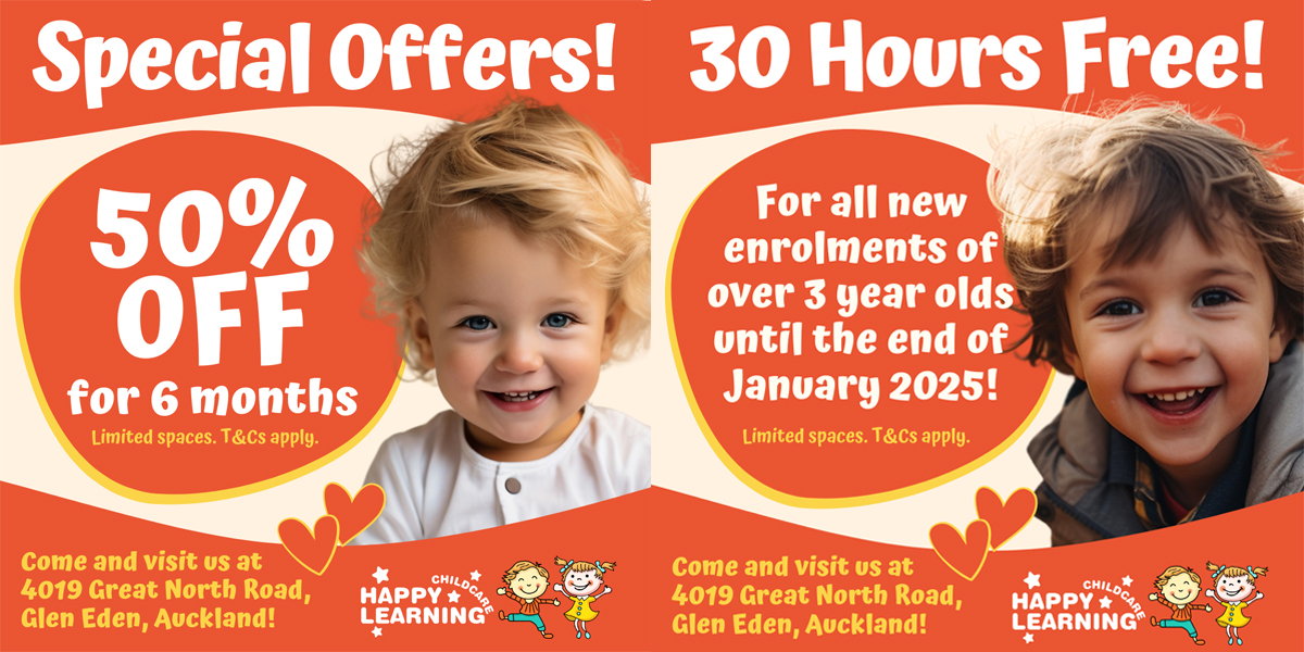 Happy Learning Childcare | Glen Eden Childcare, Kelston Childcare ,New ...